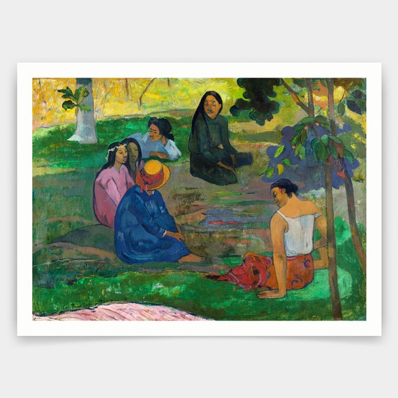 Paul Gauguinconversationles Parau Parau1891art - Etsy