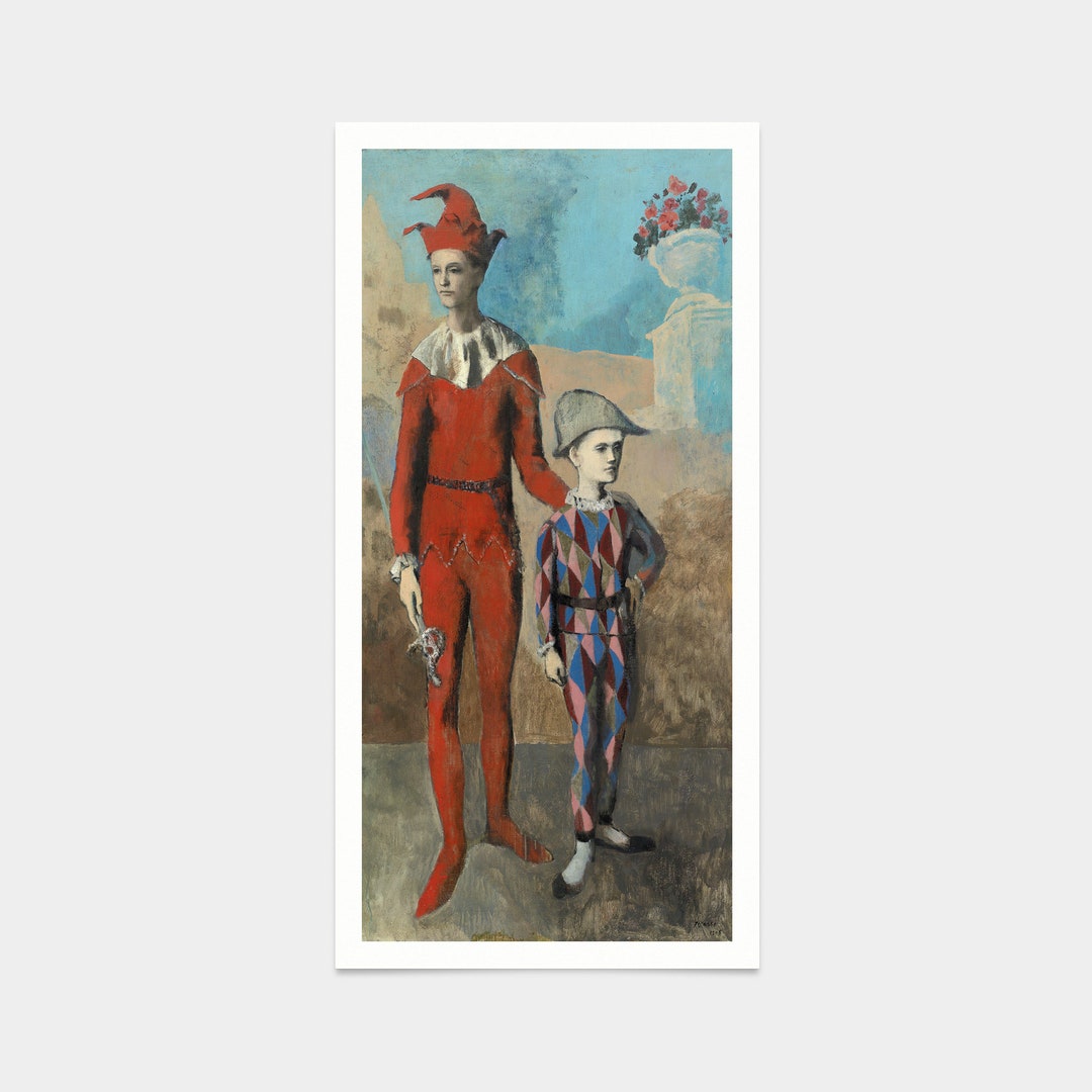 Pablo Picasso,acrobat and Young Harlequin,art Prints,vintage Art,canvas ...