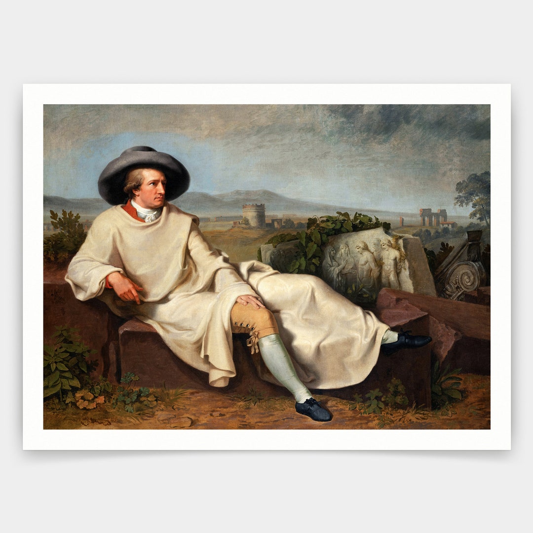 Johann Heinrich Wilhelm Tischbein,goethe in the Roman Campagna, 1787 ...