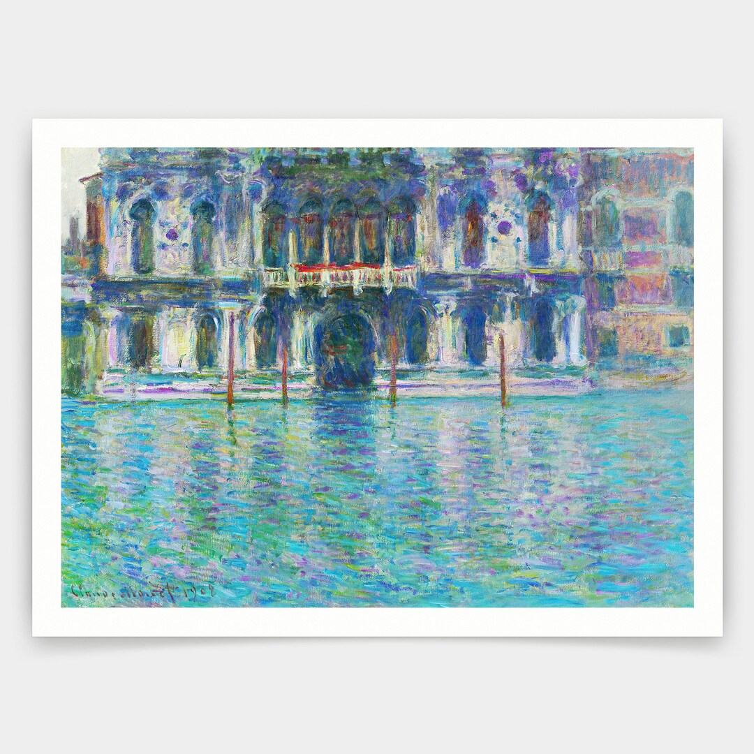 Claude Monet,the Palazzo Contarini,art Prints,vintage Art,canvas Wall ...