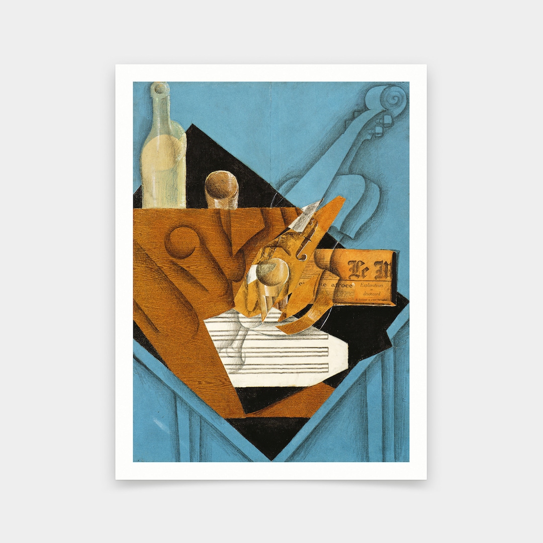 Juan Gris,the Musician's Table,abstract Art,art Prints,vintage Art ...