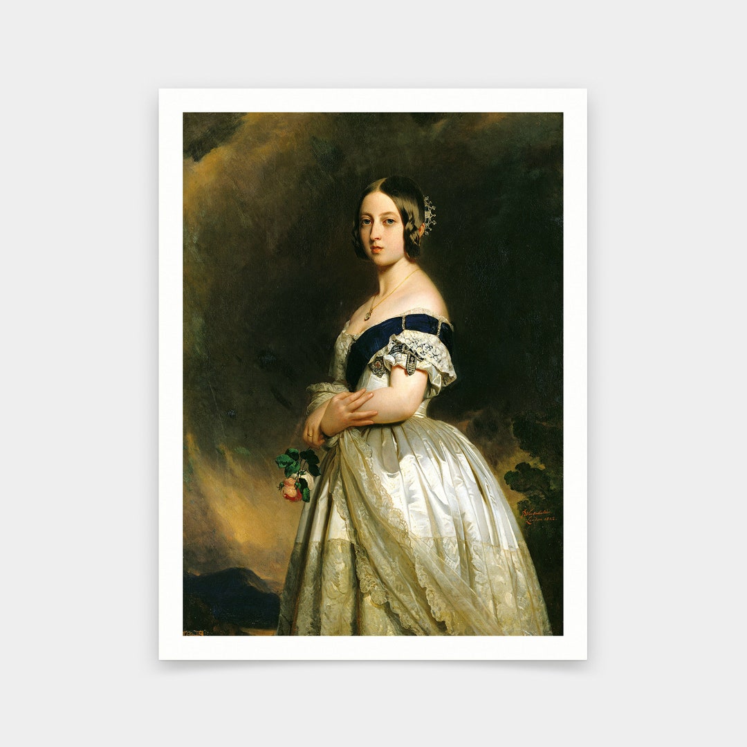 Franz Xaver Winterhalter,queen Victoria,art Prints,vintage Art,canvas ...