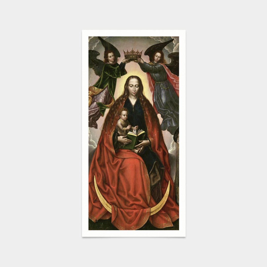 Marcellus Coffermans,the Virgin and Child,art Prints,vintage Art,canvas Wall Art,famous Art ...