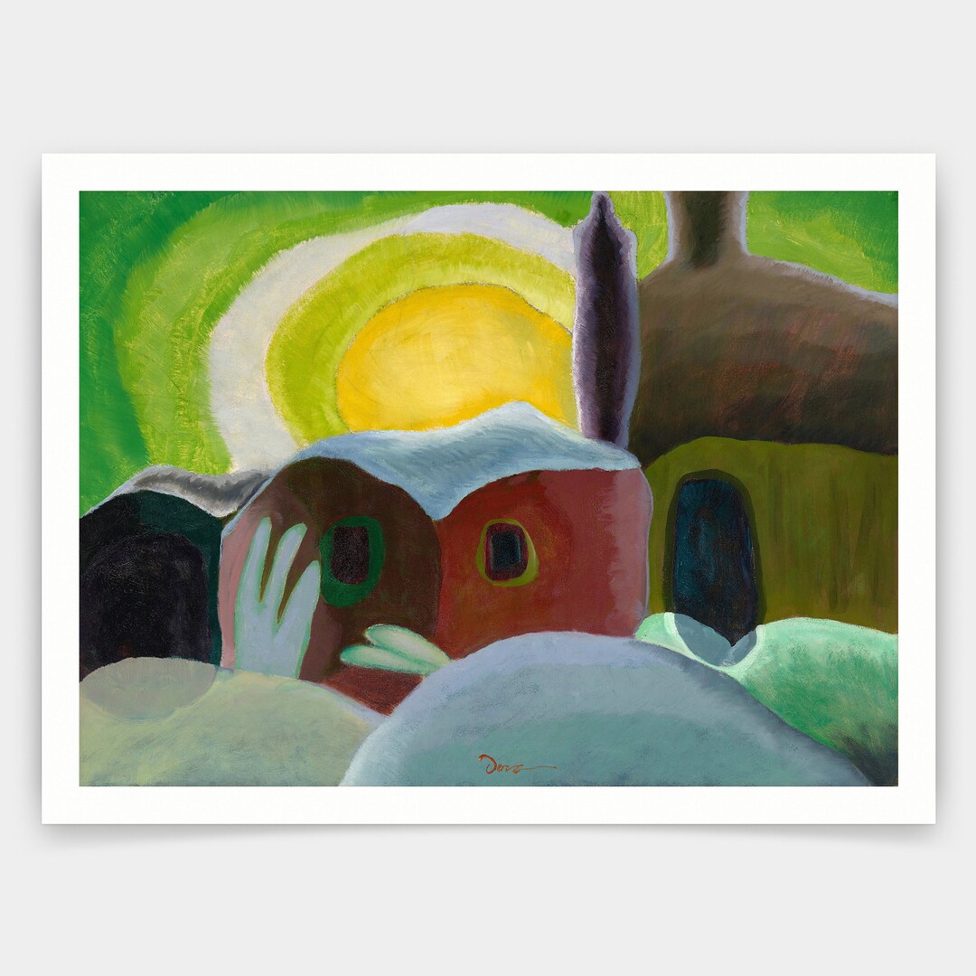 Arthur Garfield Dove,sunset,abstract Wall Art,art Prints,vintage Art ...