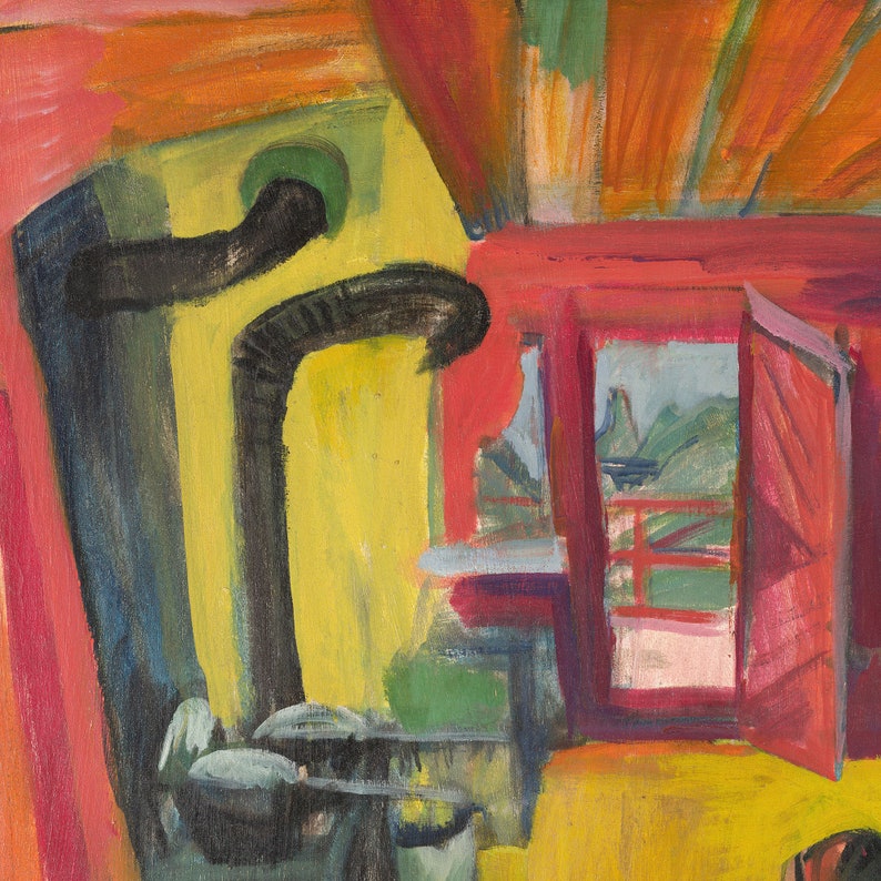 Kirchner Ernst Ludwigalpine Kitchenart Printsvintage - Etsy