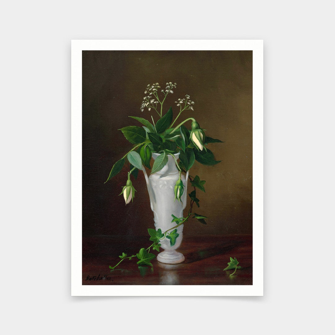 Frederick Stone Batcheller,mysotis and Roses in a Vase,art Prints ...