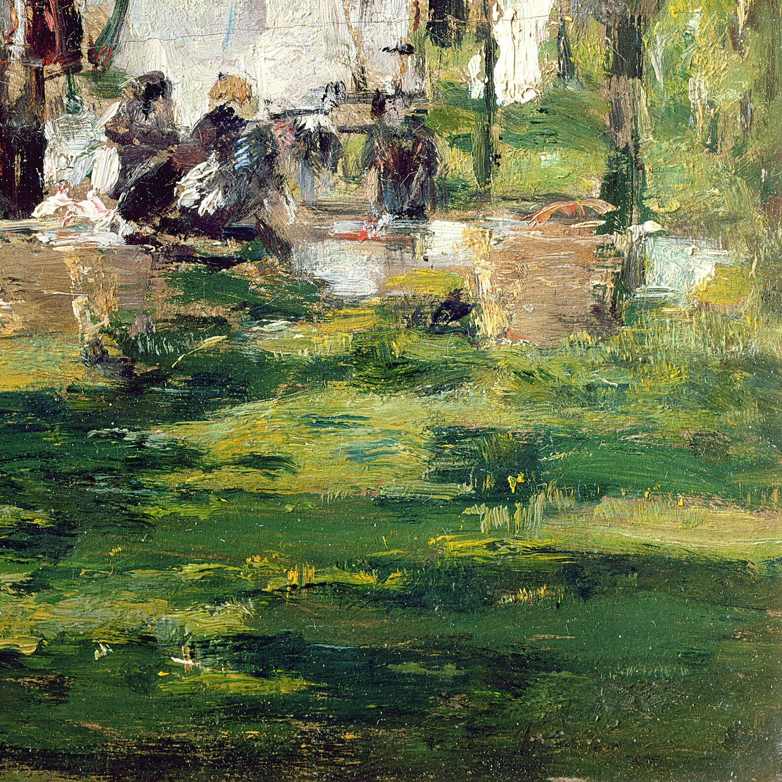 Eugene Louis Boudin,the Laundry at Collise St Simeon,art Prints,vintage ...