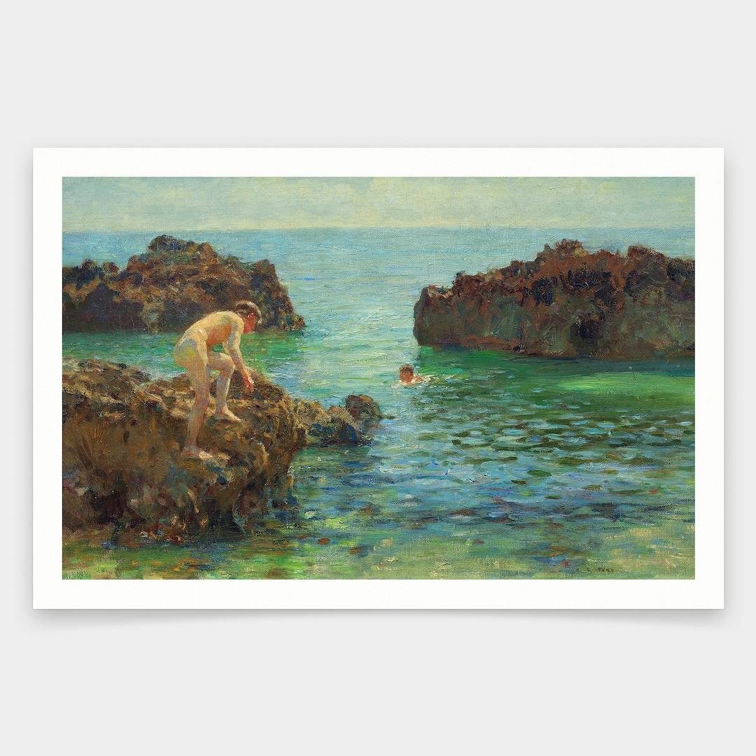 Henry Scott Tuke,boys Bathing,art Prints,vintage Art,canvas Wall Art ...