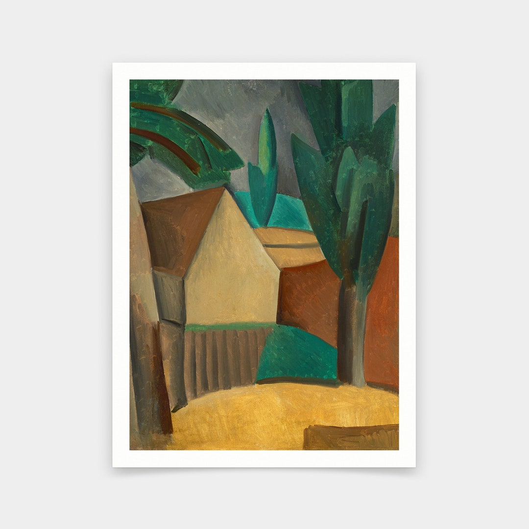 Pablo Picasso,house in a Garden,art Prints,vintage Art,canvas Wall Art ...