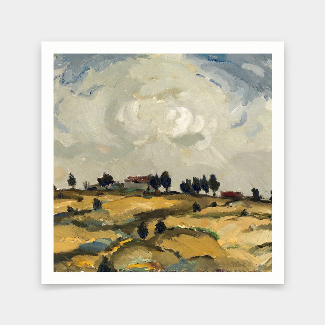 Ilmari Aalto, Alvar Aalto,autumn Landscape With Clouds,art Prints ...