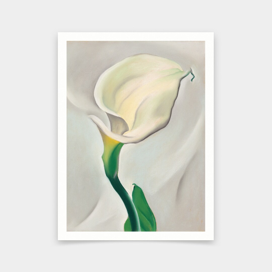 Georgia O'keeffe,calla Lily Turned Away, 1923,art Prints,vintage Art ...
