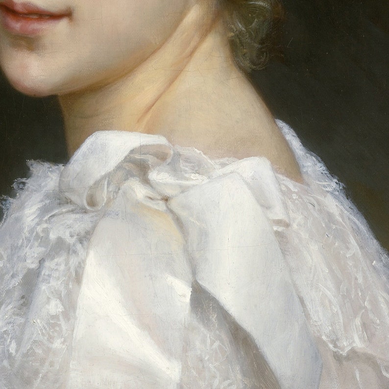 William-adolphe Bouguereau,portrait of Gabrielle Cot,art Prints,vintage ...