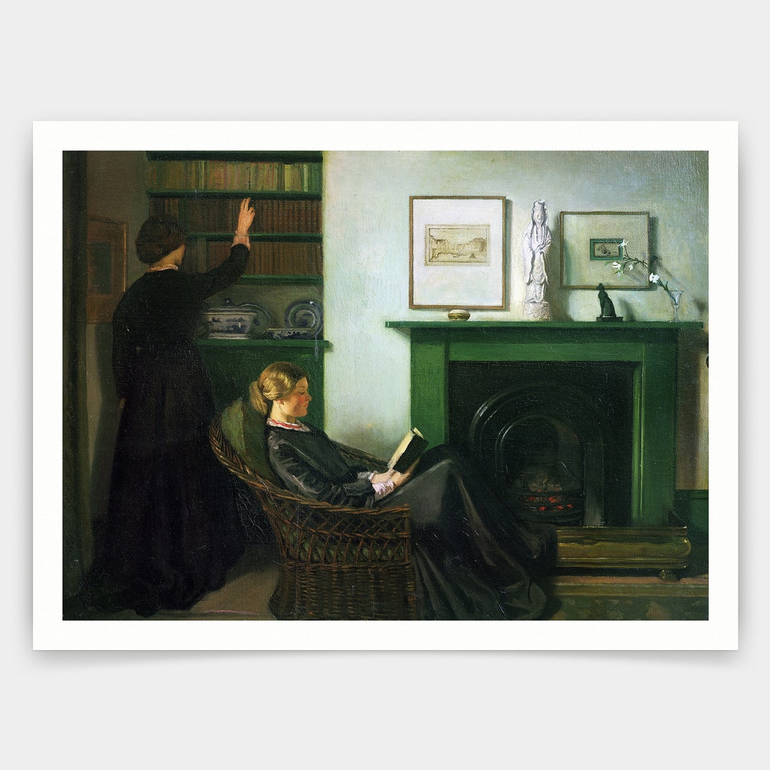 William Rothenstein,the Browning Readers, 1900,art Prints,vintage Art ...