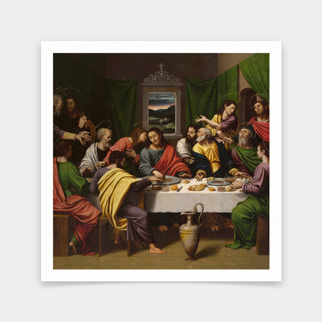 Juan De Juanes,last Supper,art Prints,vintage Art,canvas Wall Art,famous Art Prints,v7181 - Etsy