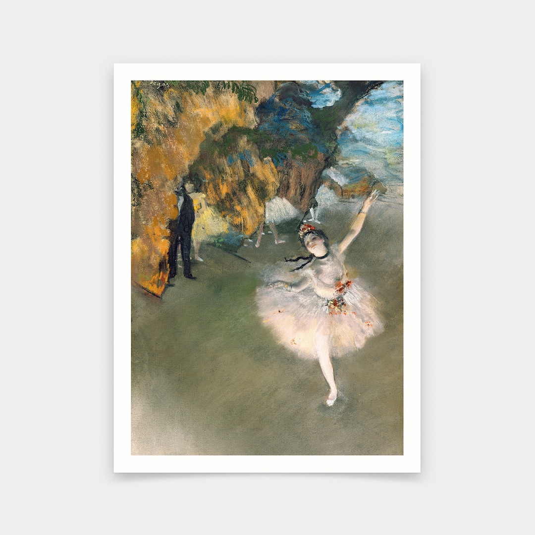 Edgar Degas,the Star or Dancer on the Stage,art Prints,vintage Art ...