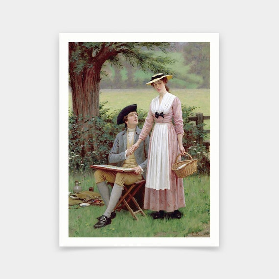 Edmund Blair Leightonthe Lord of Burleighart Printsvintage - Etsy