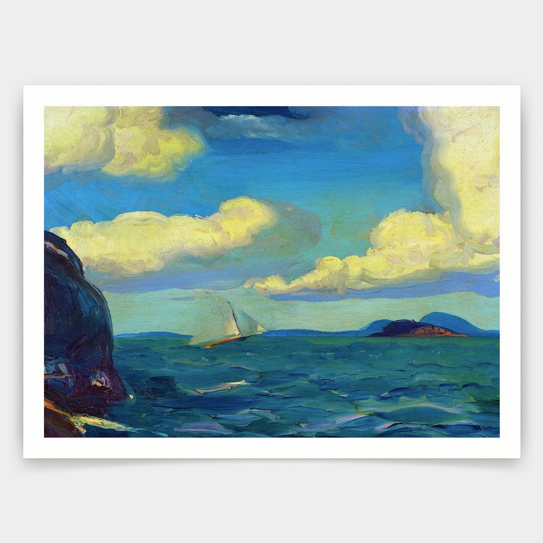 George Wesley Bellows,a Fresh Breeze, 1913,art Prints,vintage Art ...