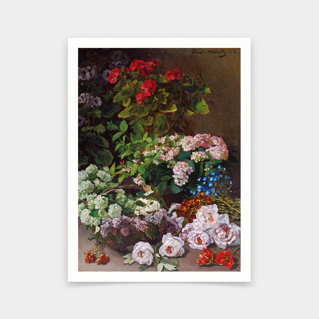 Claude Monet,spring Flowers,blooming Flowers,art Prints,vintage Art ...