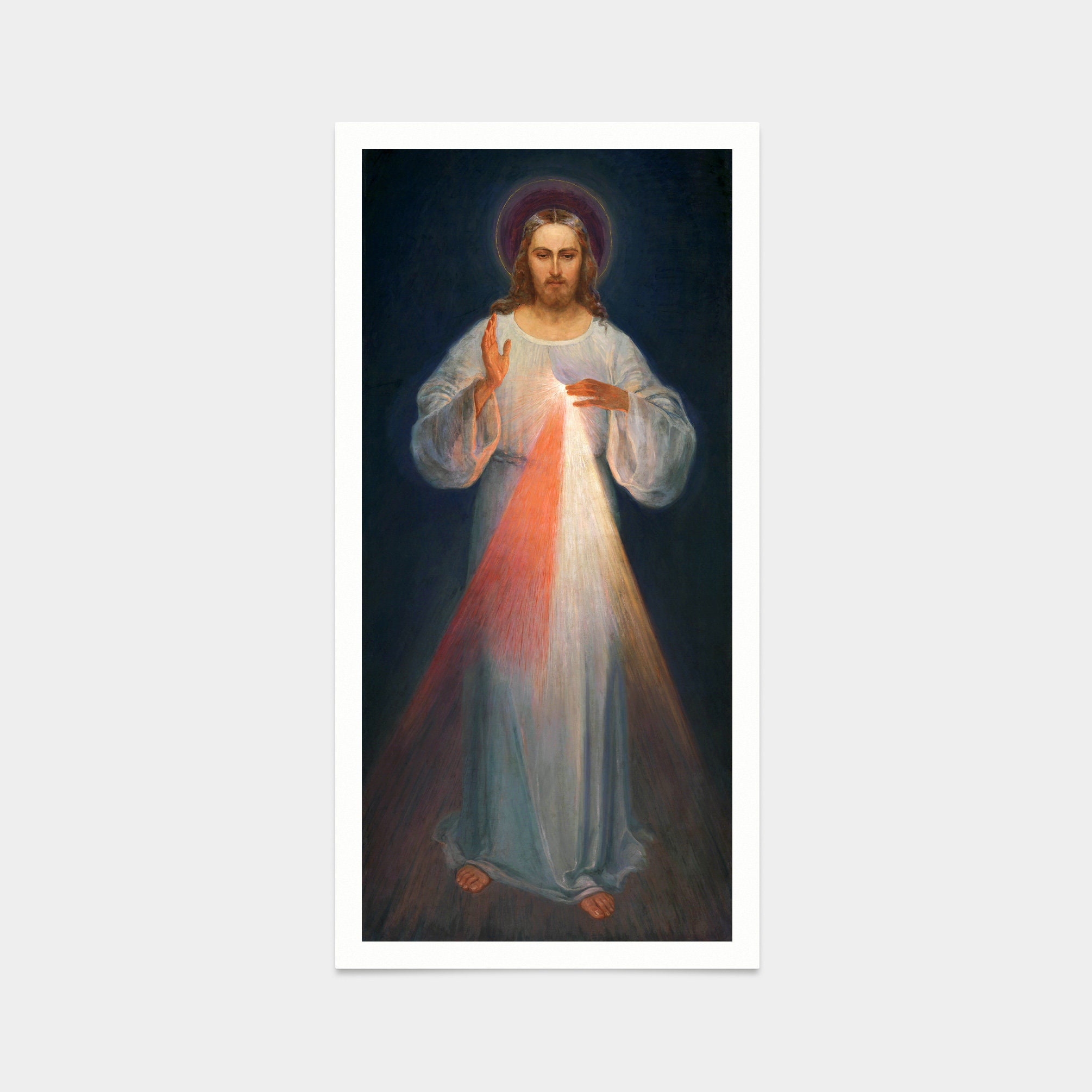 Painting By Kazimierowski Divine Mercy