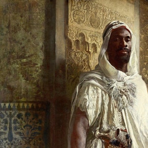 Eduard Charlemont,the Moorish Chief, 1878,art Prints,vintage Art,canvas ...