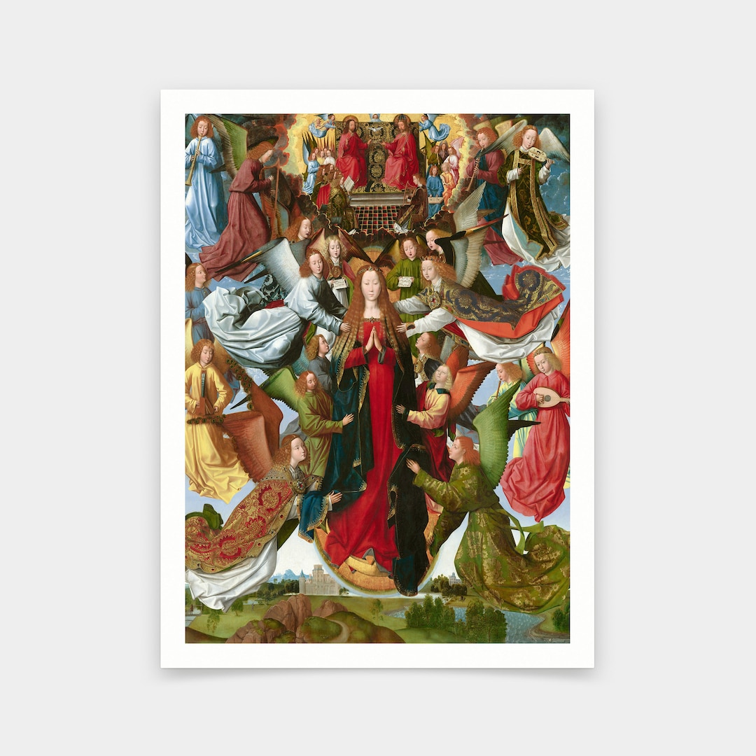 Master of the Saint Lucy Legend,mary, Queen of Heaven,art Prints,vintage Art,canvas Wall Art ...