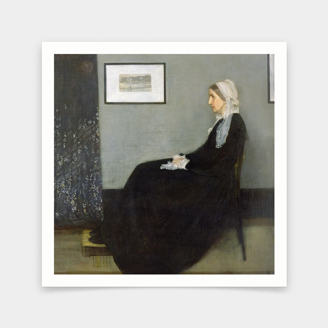 James Abbott Mcneill Whistler,whistlers Mother,art Prints,vintage Art ...