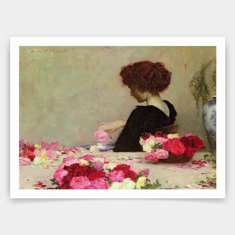 Herbert James Draper,pot Pourri,art Prints,vintage Art,canvas Wall Art ...