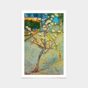 Vincent Van Gogh,small Pear Tree in Blossom,art Prints,vintage Art ...