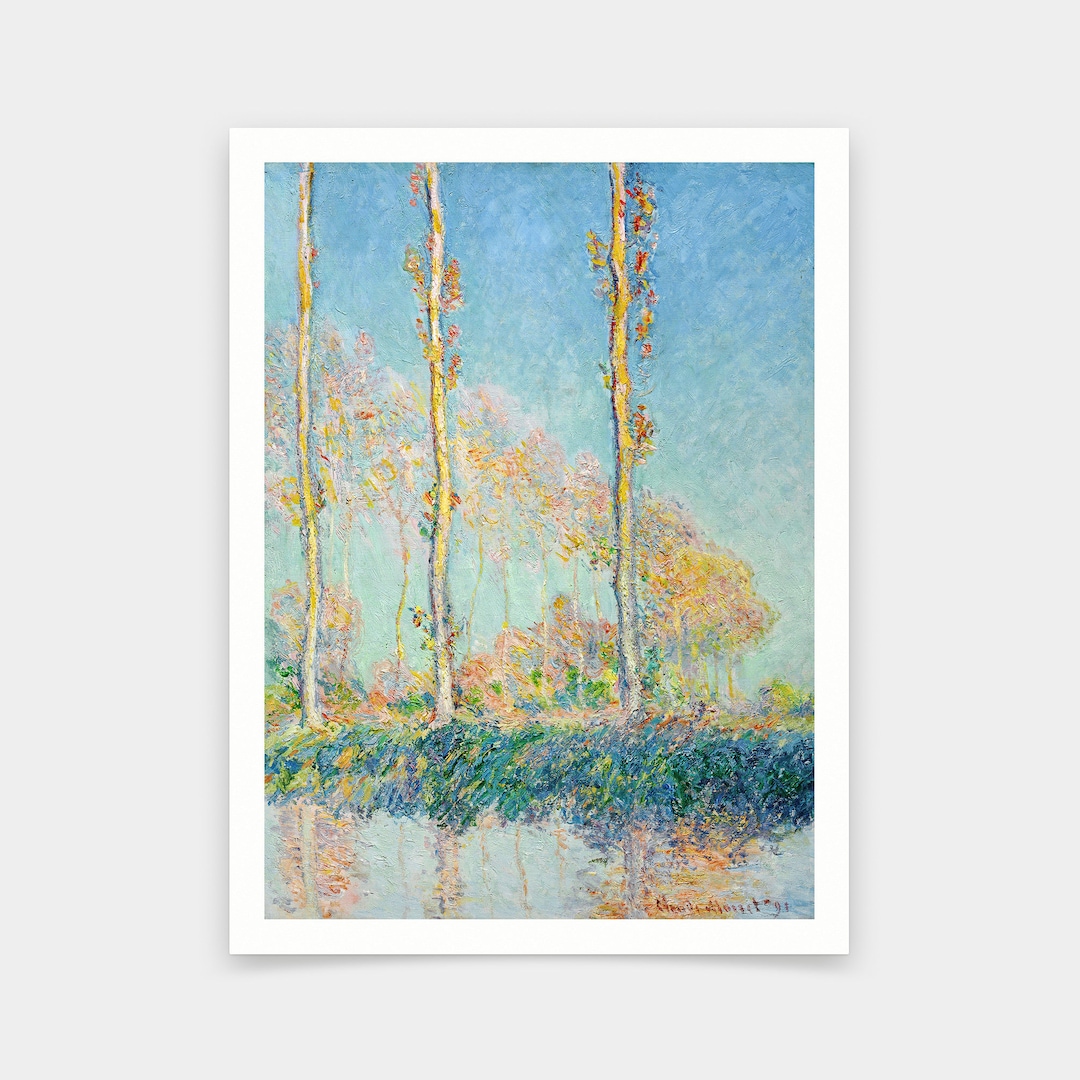 Claude Monet,poplars,art Prints,vintage Art,canvas Wall Art,famous Art ...