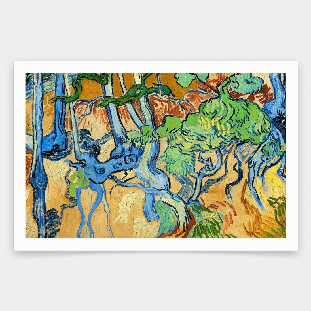 Vincent Van Gogh,vincent Van Gogh,tree Roots,art Prints,vintage Art ...