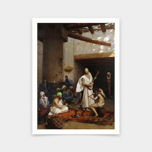 Jean-leon Gerome,the Snake Charmer, 1880,art Prints,vintage Art,canvas ...