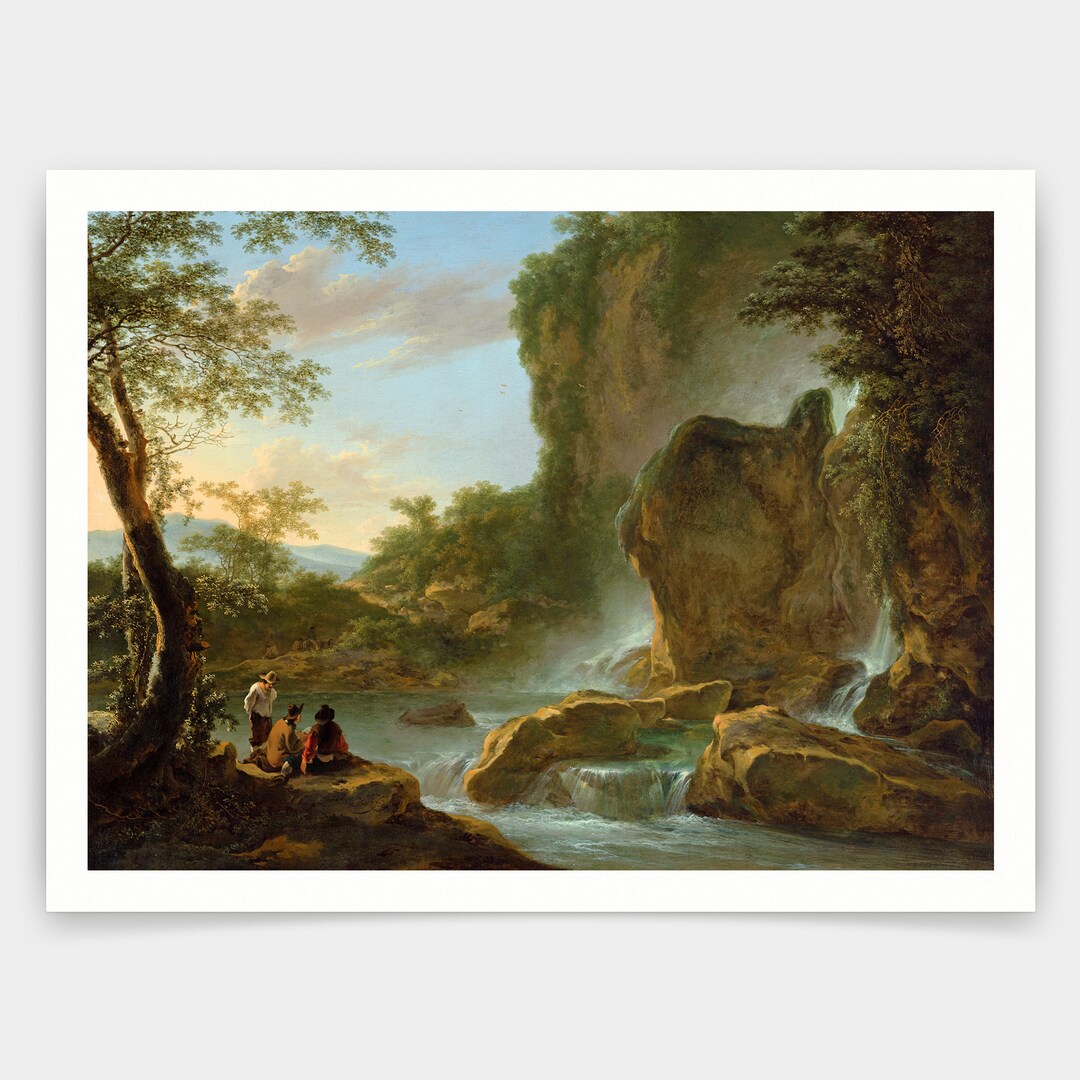 Jan Both,italian Landscape With an Artist Sketching From Nature,art ...