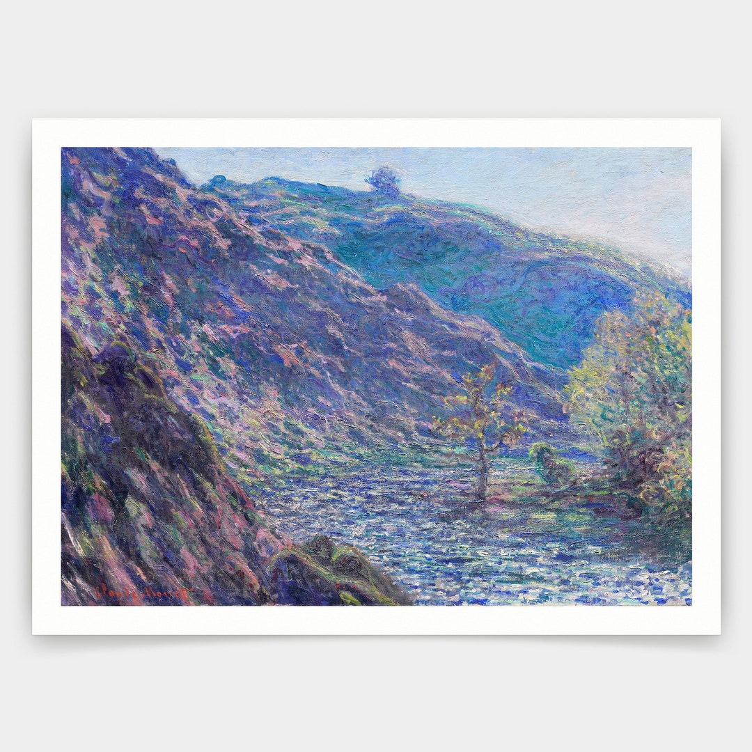 Claude Monet,the Petite Creuse River, 1889,art Prints,vintage Art ...