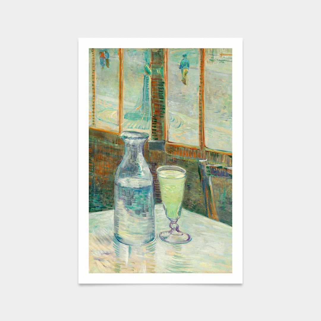Vincent Van Gogh,café Table With Absinthe,art Prints,vintage Art,canvas ...
