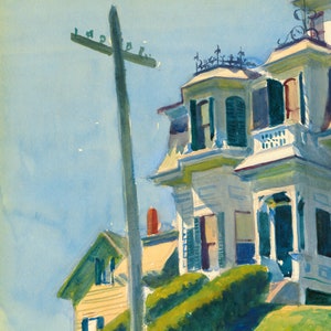 Edward Hopper,haskell's House, 1924,art Prints,vintage Art,canvas Wall ...