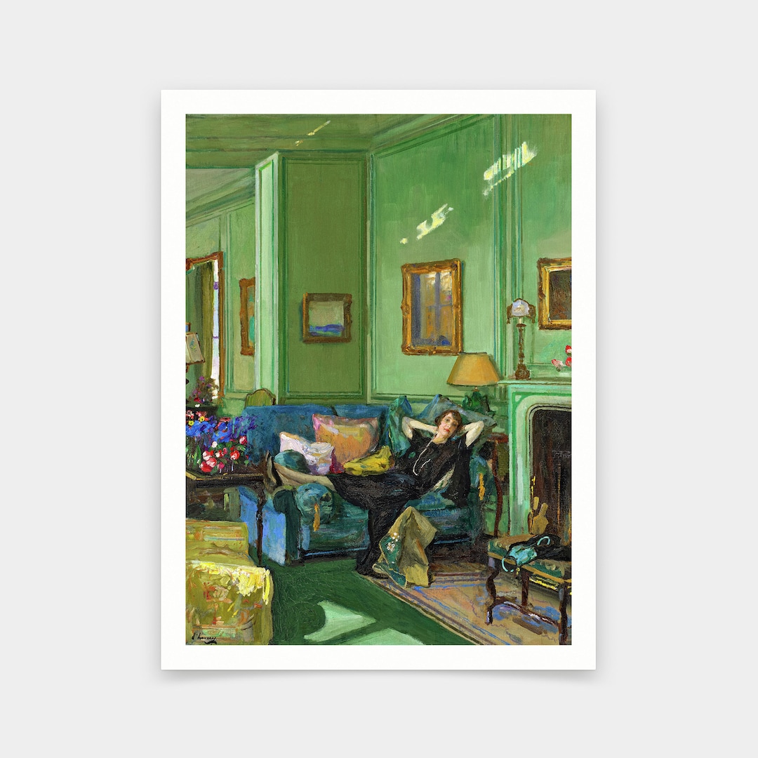 Sir John Lavery,mrs Osler, 1929,art Prints,vintage Art,canvas Wall Art ...