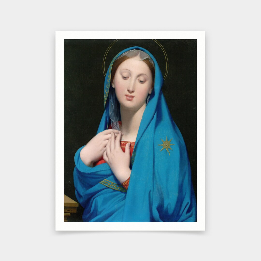 Jean Auguste Dominique Ingres,virgin of the Adoption,art Prints,vintage ...