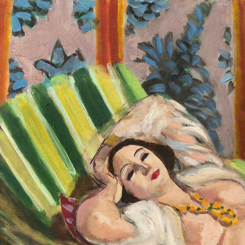 Henri Matisseodalisque Couchée Aux Magnoliasart - Etsy
