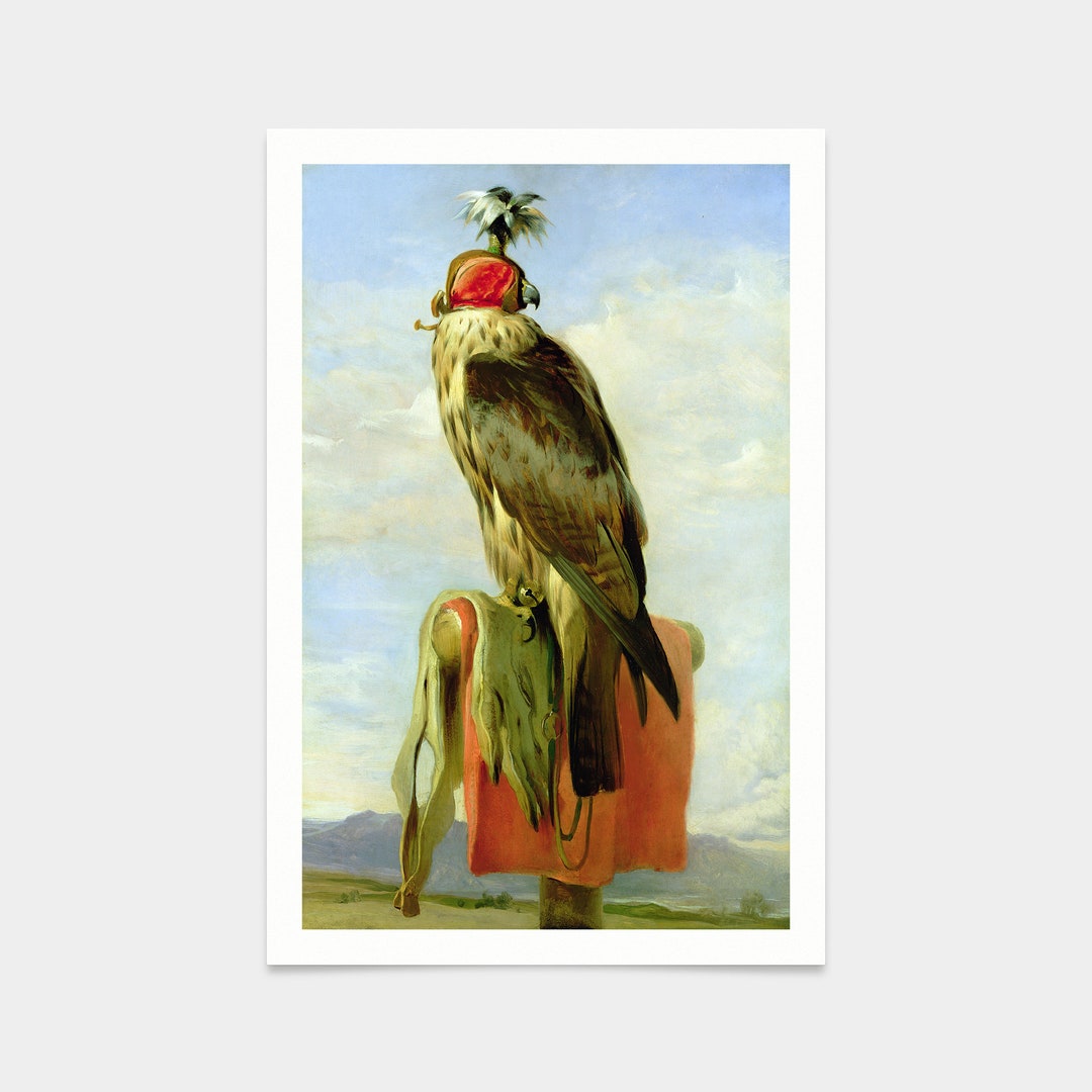 Sir Edwin Landseer,hooded Falcon,art Prints,vintage Art,canvas Wall Art ...