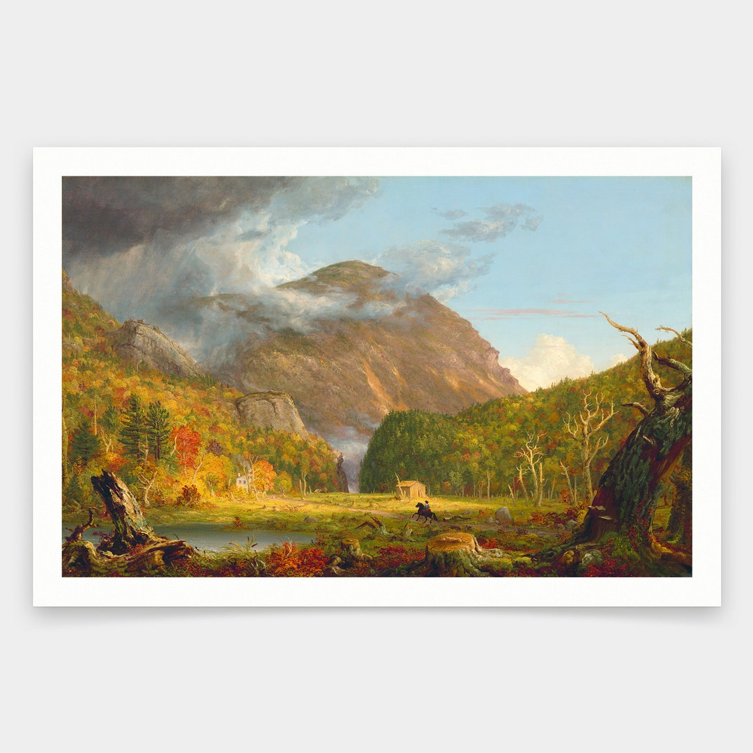Thomas Cole,a View of the Mountain Pass Called the Notch of the White ...
