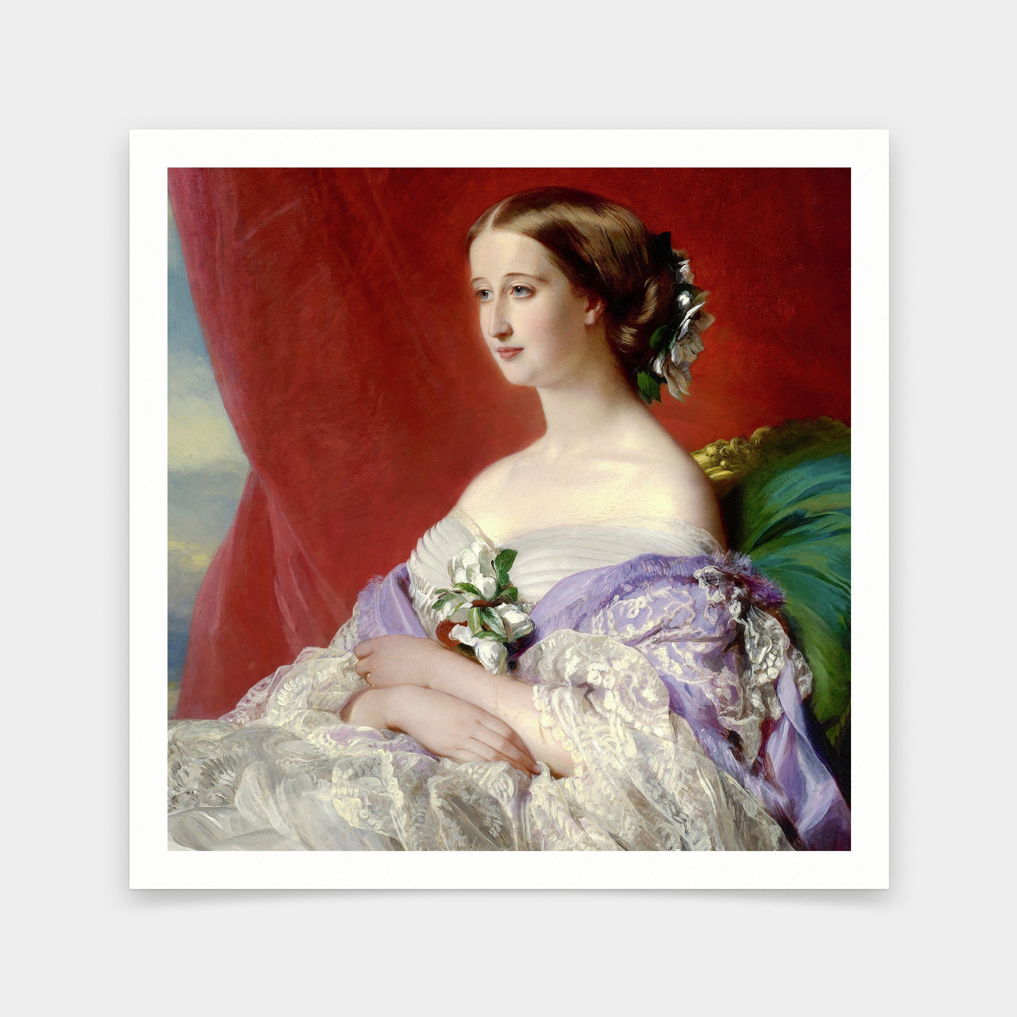 Franz Xaver Winterhalter,empress Eugenie De Montijo,art Prints,vintage ...