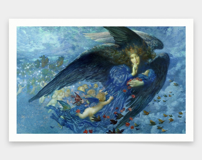Edward Robert Hughes: Night With Her Train of Stars. Fine Art Print ...
