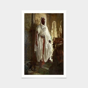 Eduard Charlemont,the Moorish Chief, 1878,art Prints,vintage Art,canvas ...