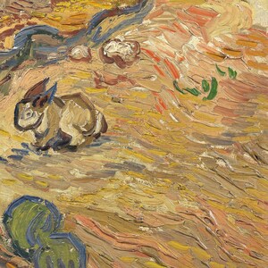 Vincent Van Gogh,landscape With Rabbits,art Prints,vintage Art,canvas ...