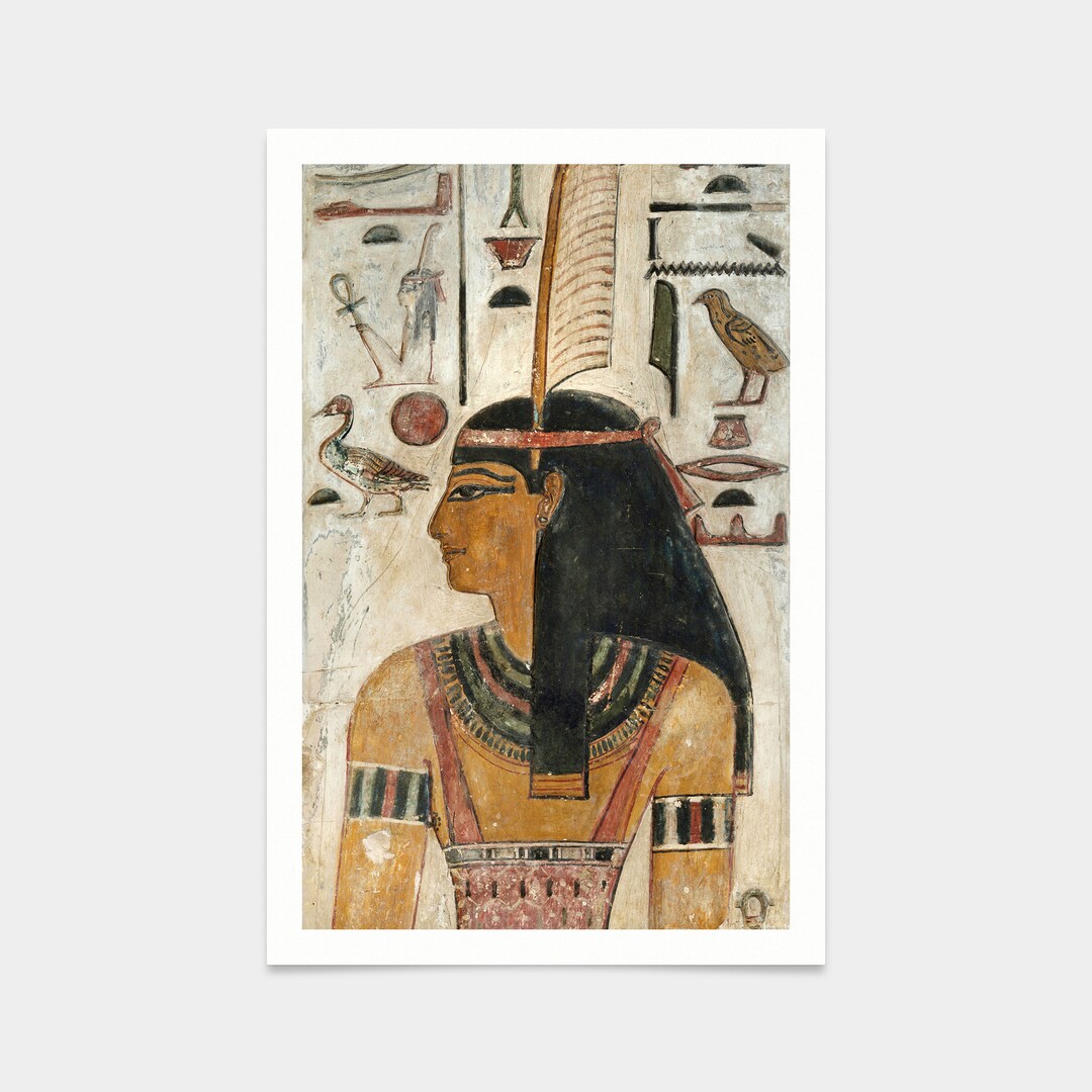 Egyptian Art,the Tomb of Seti I,portrait of Egyptian Women,art Prints ...