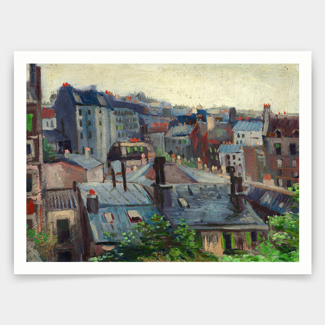 Vincent Van Gogh,view From Vincent's Studio,art Prints,vintage Art ...