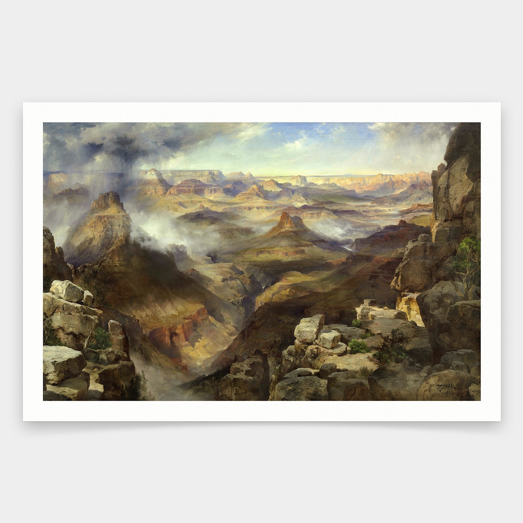 Thomas Moran, American,grand Canyon of the Colorado River,art Prints ...