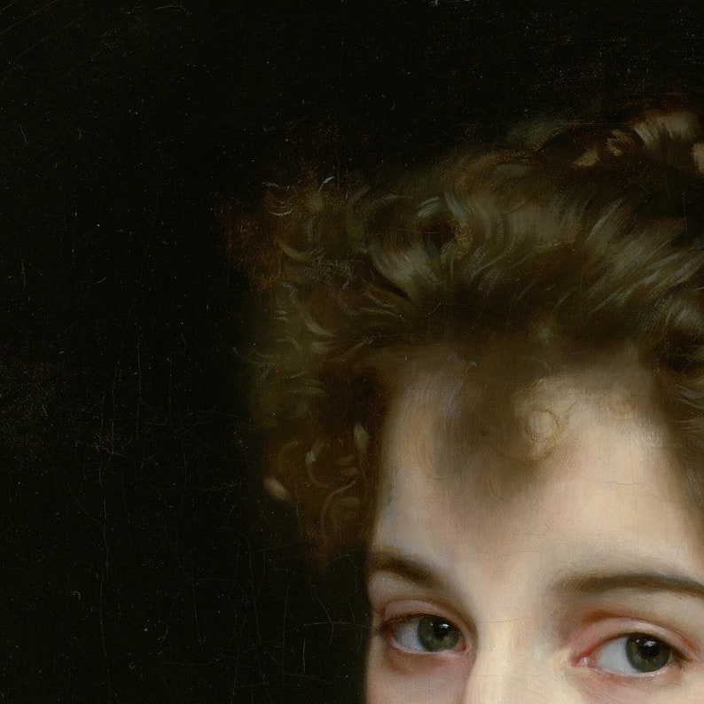 William-adolphe Bouguereau,portrait of Gabrielle Cot,art Prints,vintage ...