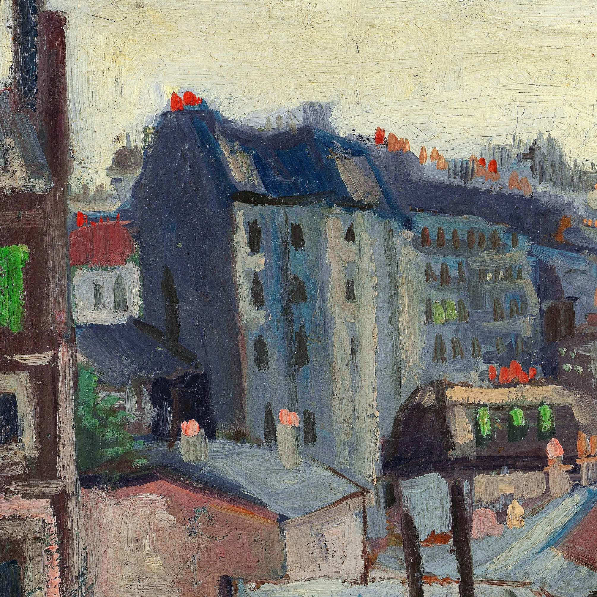 Vincent Van Gogh,view From Vincent's Studio,art Prints,vintage Art ...