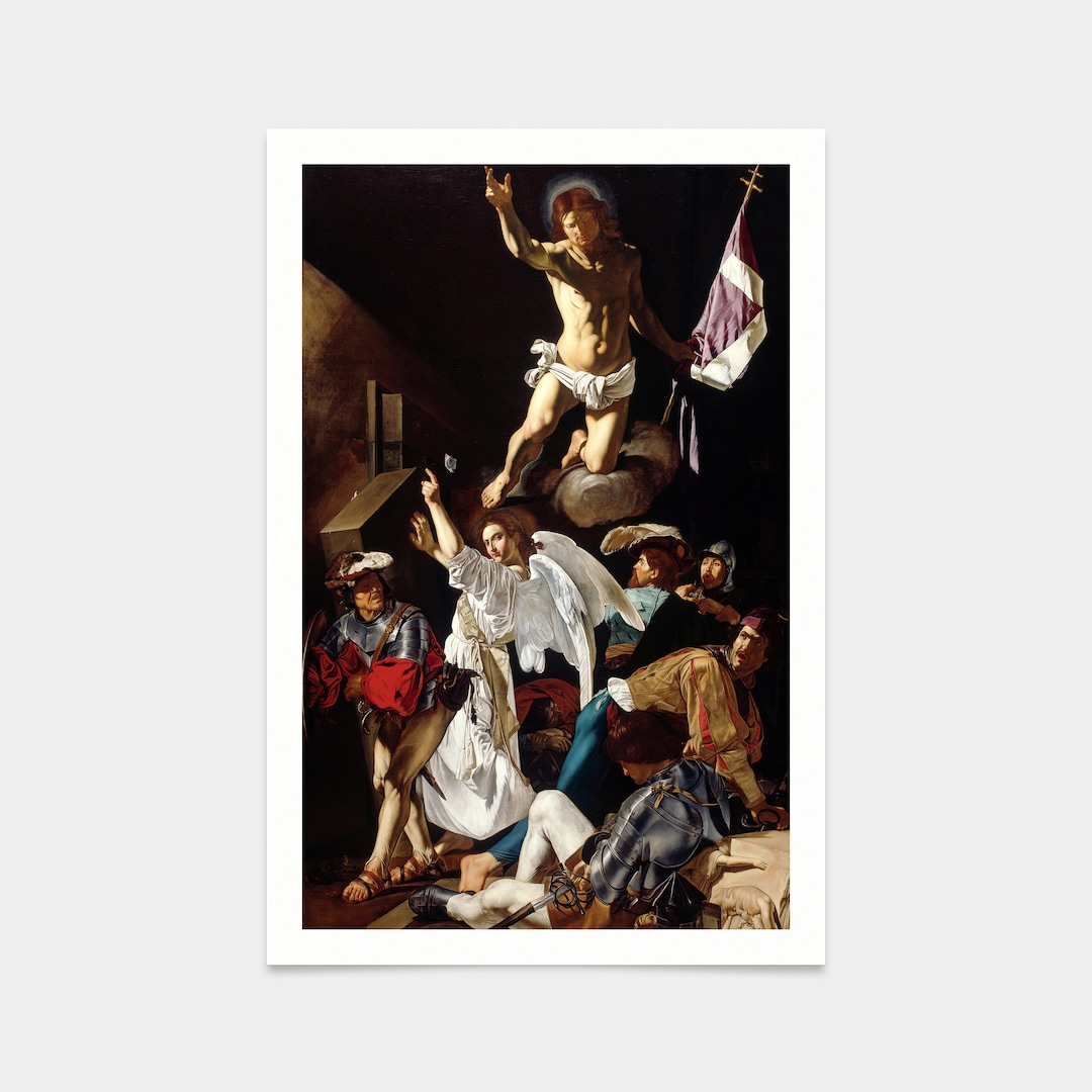 Cecco Del Caravaggio,the Resurrection of Jesus,art Prints,vintage Art ...